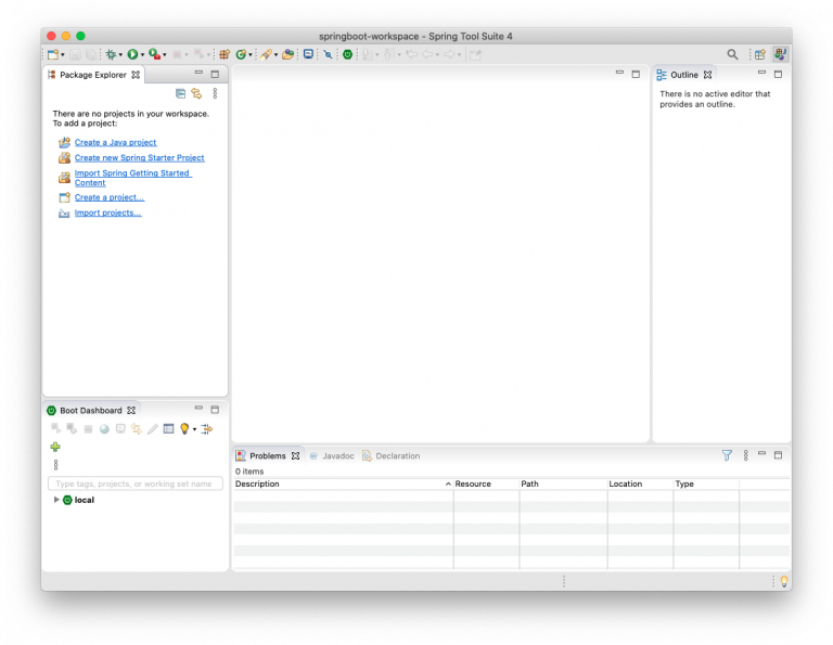Springbootの環境構築からHello Worldを出すまで for Mac